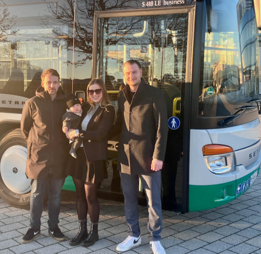 Neuer Setra S 418 LE business für Kunden Wandervogel